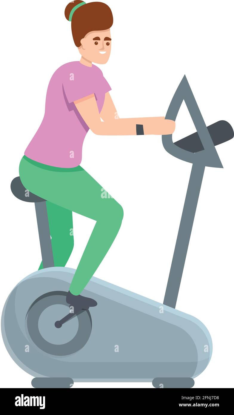 Bicycle tracker icon. Cartoon of Bicycle tracker vector icon for web ...