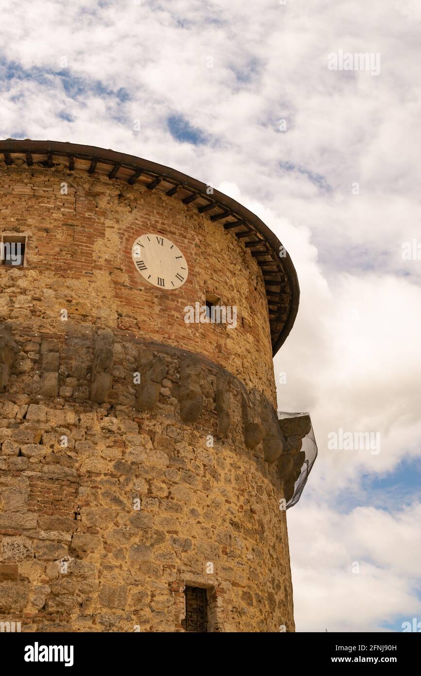 Ancient medieval tower clock hi-res stock photography and images - Alamy