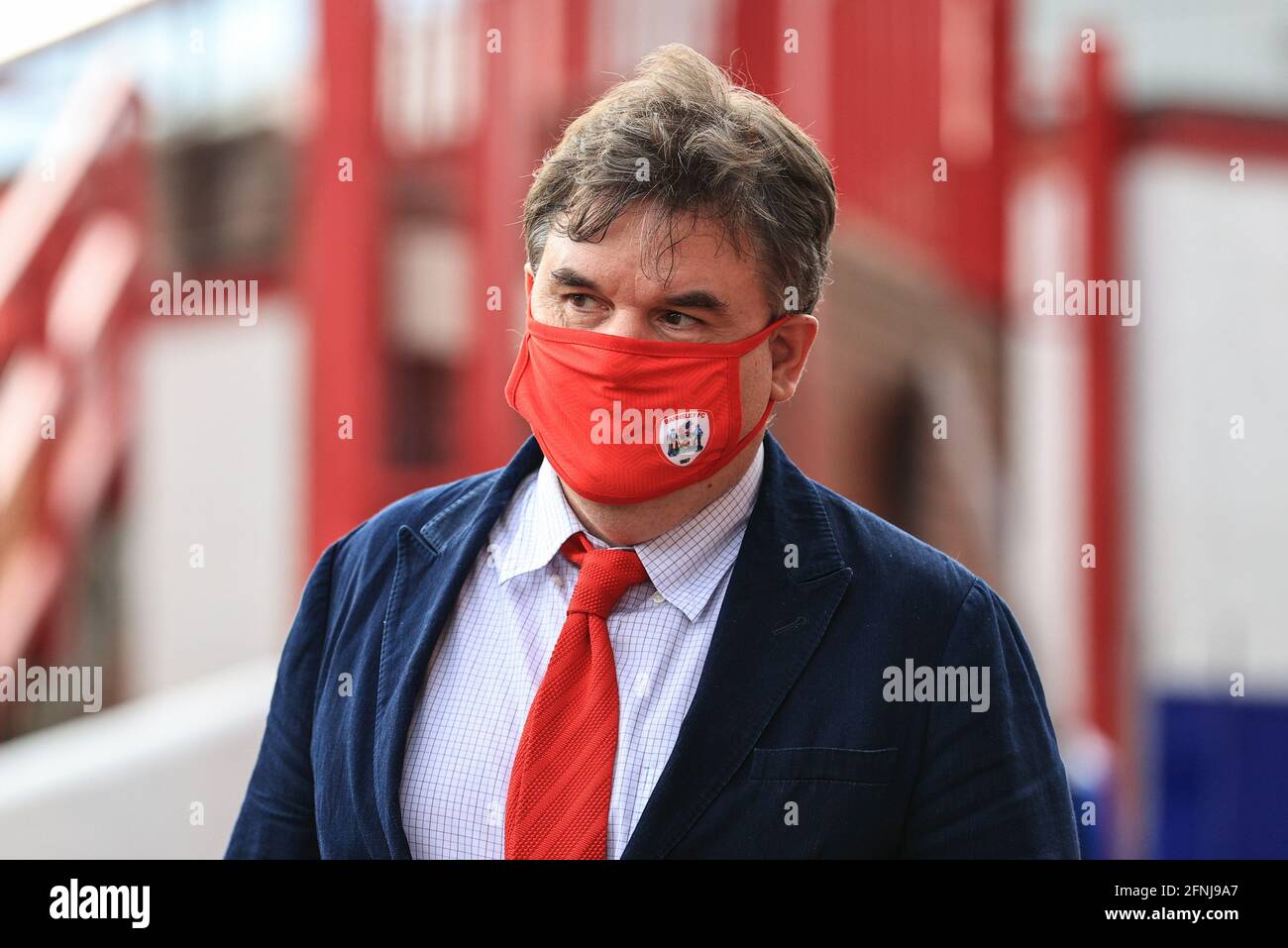 Paul Conway Co-Chairman is in attendance at Oakwell Stock Photo - Alamy
