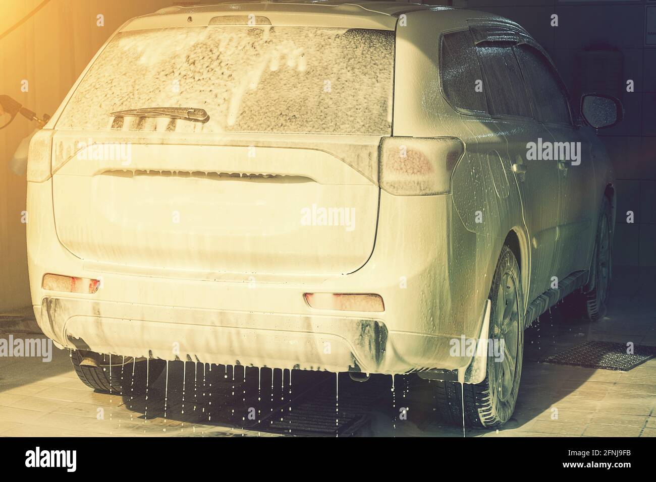 Car washing process hi-res stock photography and images - Alamy