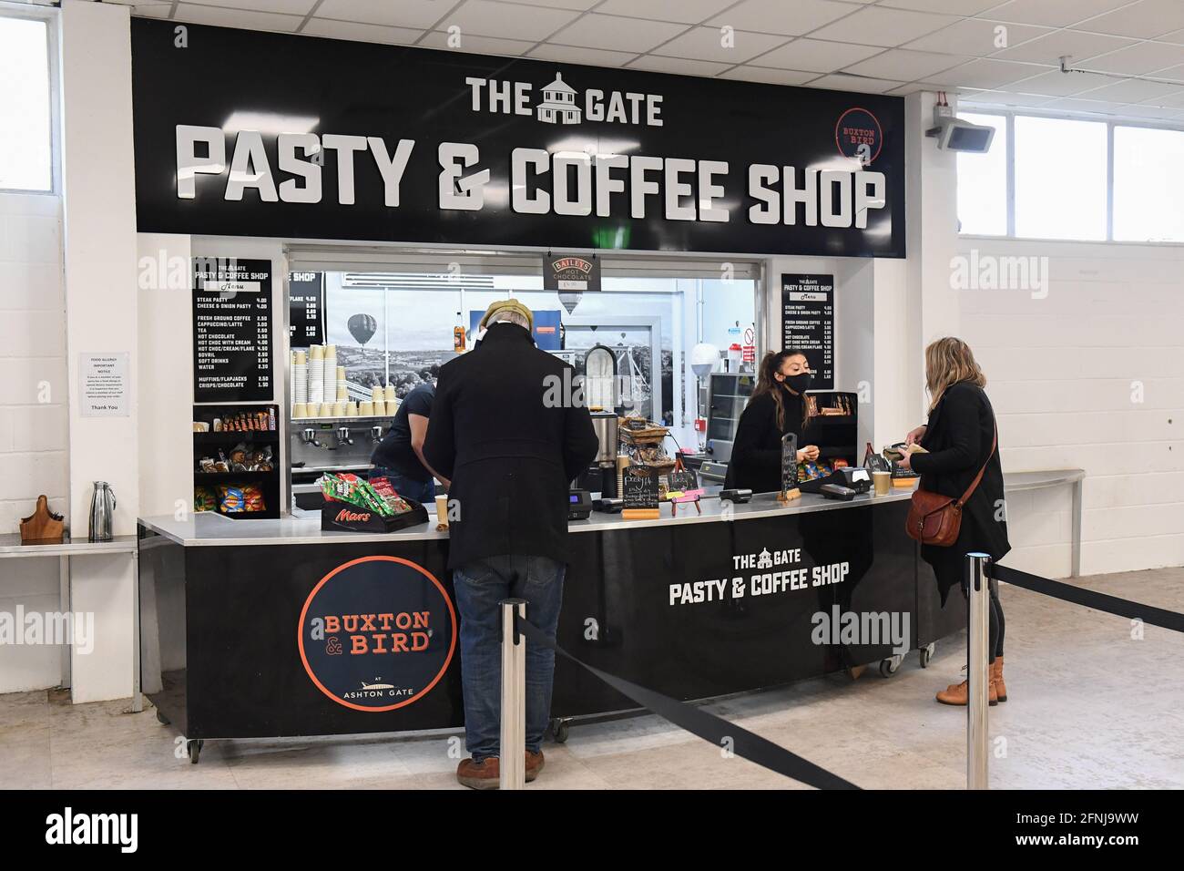 Pasty & Coffee shop open for Supporter's return to Ashton Gate for the ...