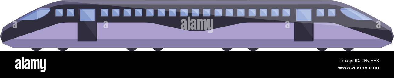 High speed rail icon. Cartoon of High speed rail vector icon for web ...