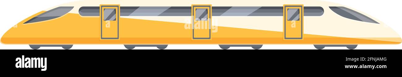 High speed metro icon. Cartoon of High speed metro vector icon for web ...