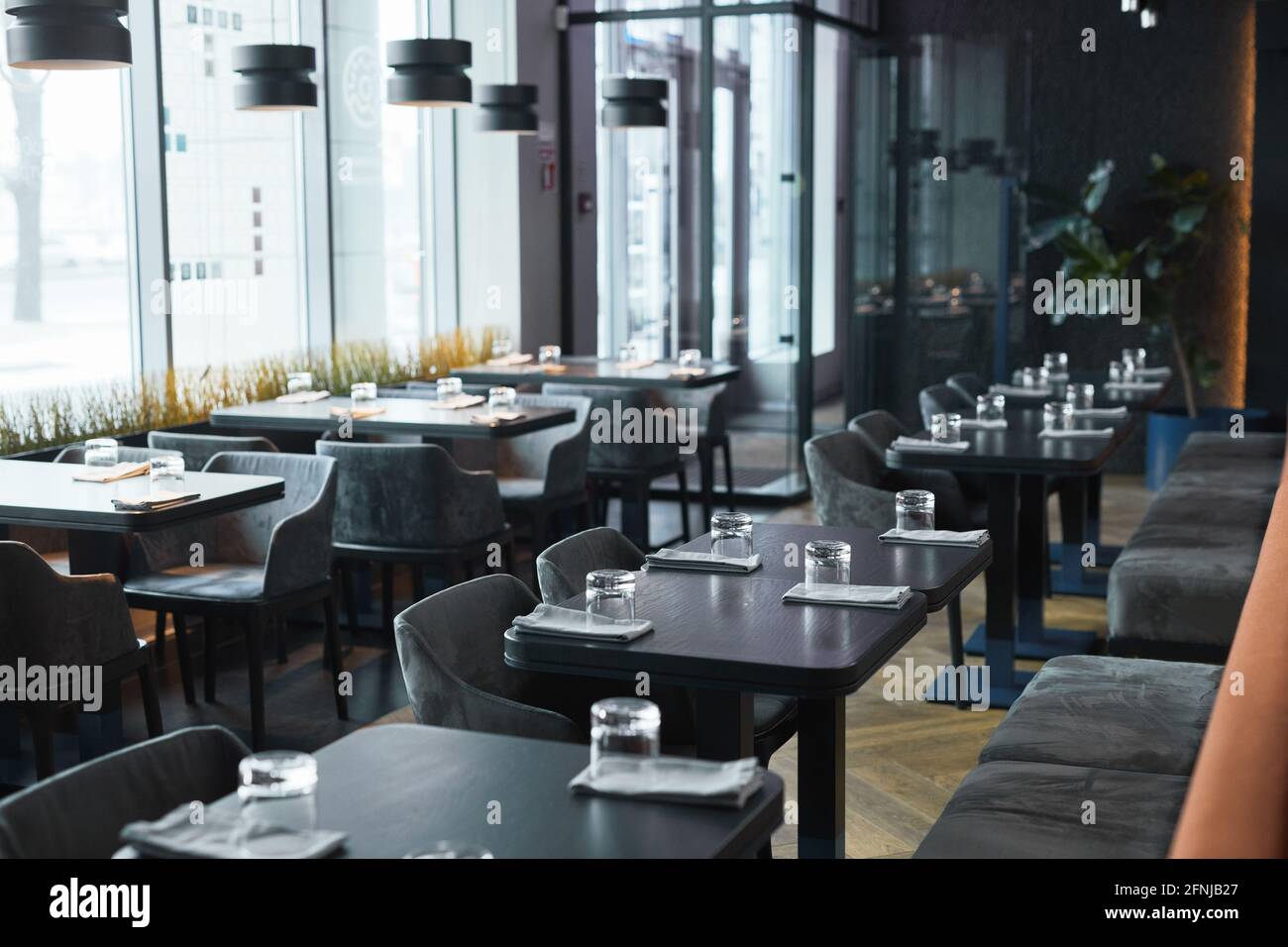 Modern Restaurant Black