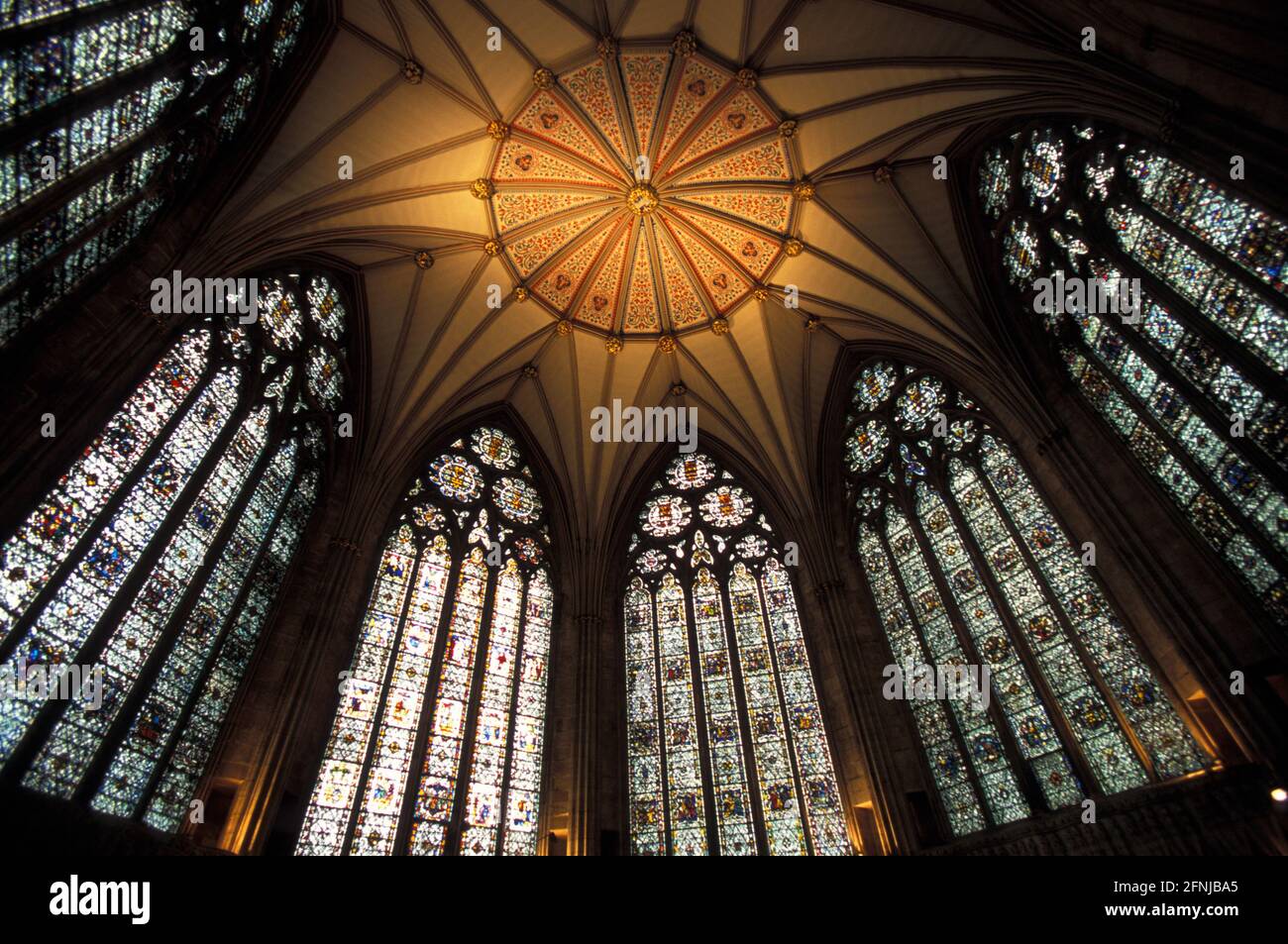 The chapter house, York Minster, York, Yorkshire and the Humber ...