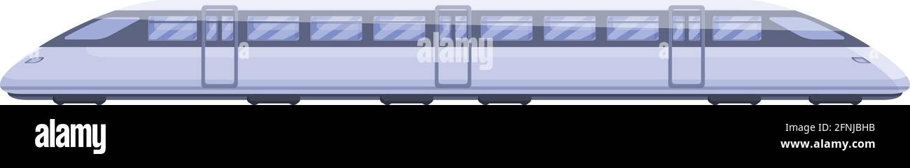 Commuter fast train icon. Cartoon of Commuter fast train vector icon ...