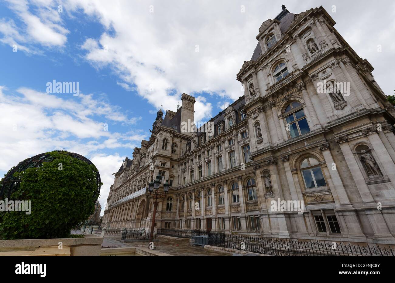 The city hall of Paris is the building housing the city's local ...