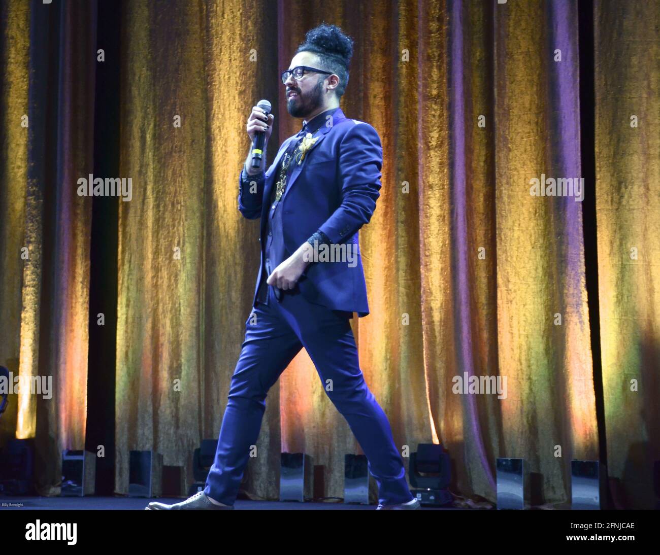 October 22, 2016, Los Angeles, California, USA: Curly Velasquez onstage ...