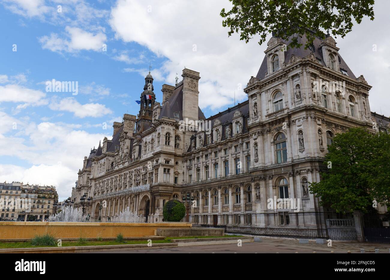 The city hall of Paris is the building housing the city's local ...