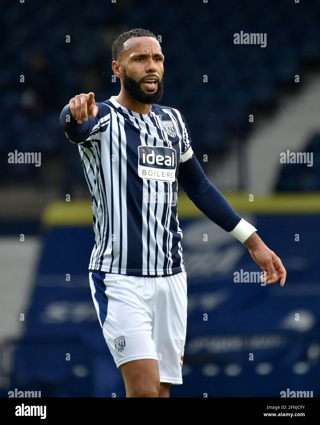 West Bromwich Albion's Kyle Bartley during the Premier League match at ...