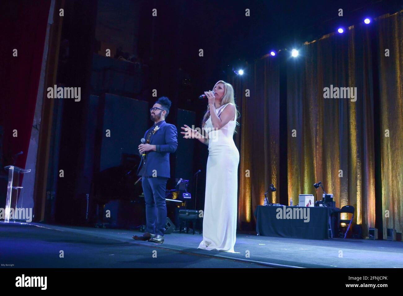 October 22, 2016, Los Angeles, California, USA: Curly Velasquez onstage ...