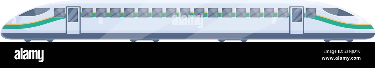 Fast train icon. Cartoon of Fast train vector icon for web design ...