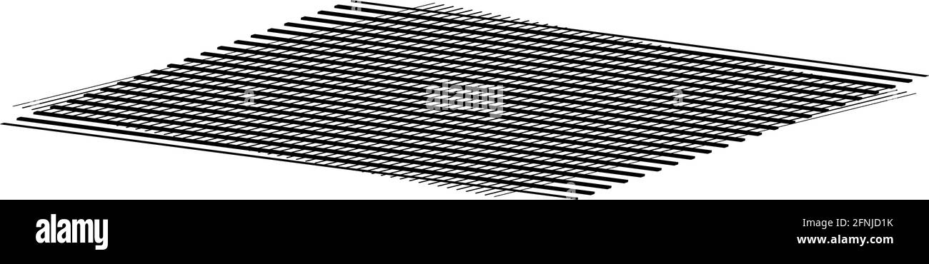 Grid, mesh of dynamic diagonal, oblique lines, stripes – Stock vector ...