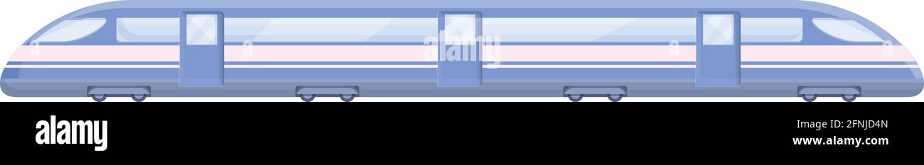 Solar train icon. Cartoon of Solar train vector icon for web design ...