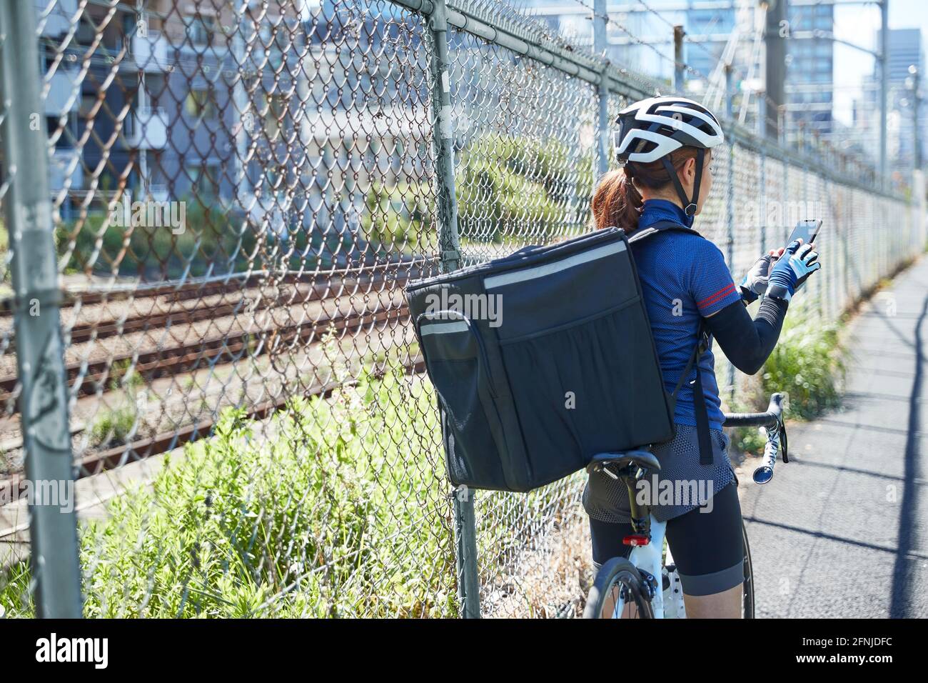 Delivery bike japan hi-res stock photography and images - Alamy