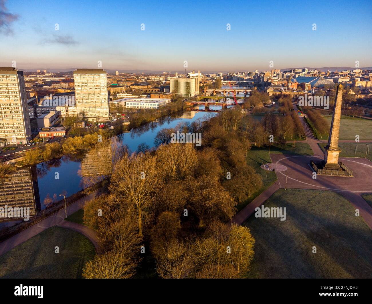 Glasgow city centre park hi-res stock photography and images - Alamy