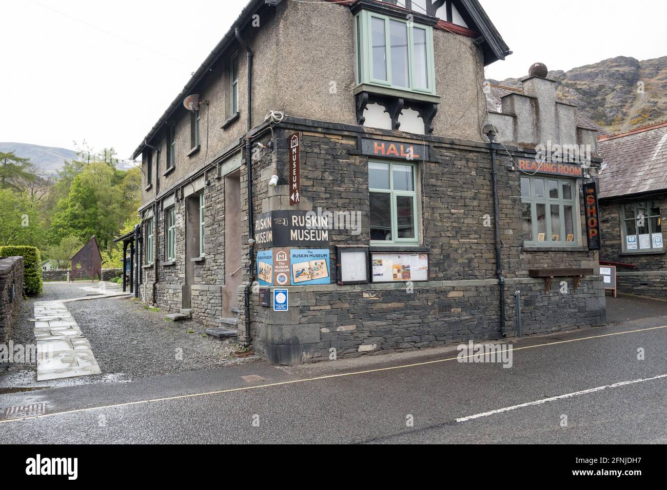 The Ruskin Museum, Coniston, Cumbria, England Stock Photo - Alamy
