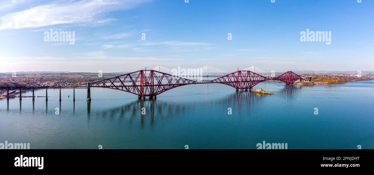 Forth bridge aerial hi-res stock photography and images - Alamy