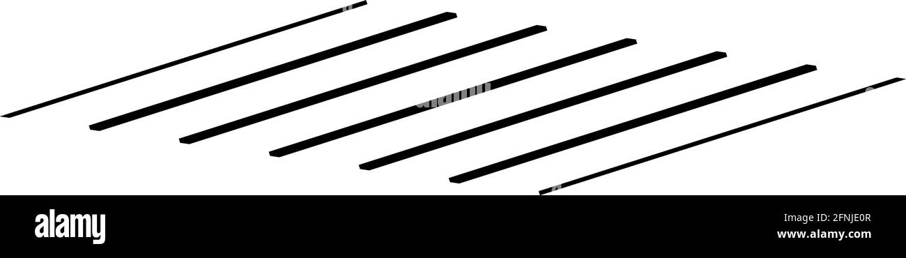 Grid, mesh of dynamic diagonal, oblique lines, stripes – Stock vector ...