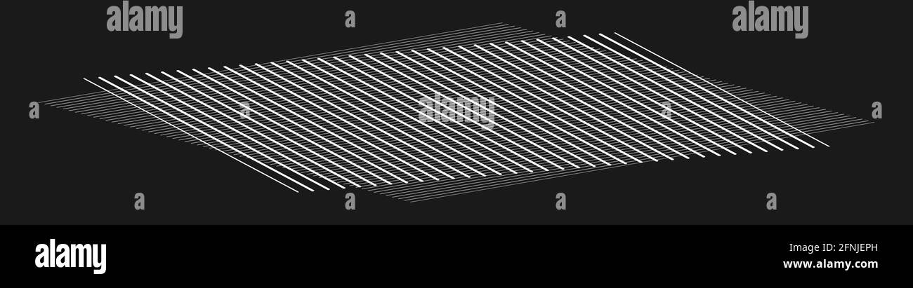 Grid, mesh of dynamic diagonal, oblique lines, stripes – Stock vector ...
