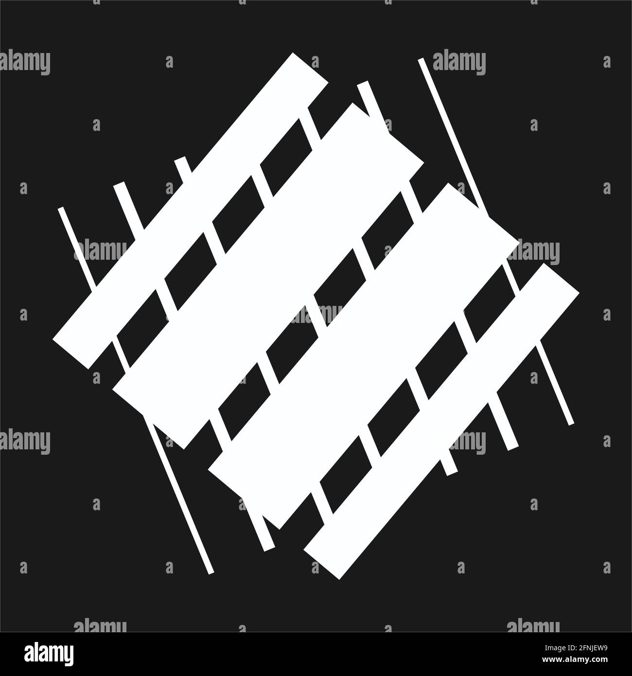 Grid, mesh of dynamic diagonal, oblique lines, stripes – Stock vector ...