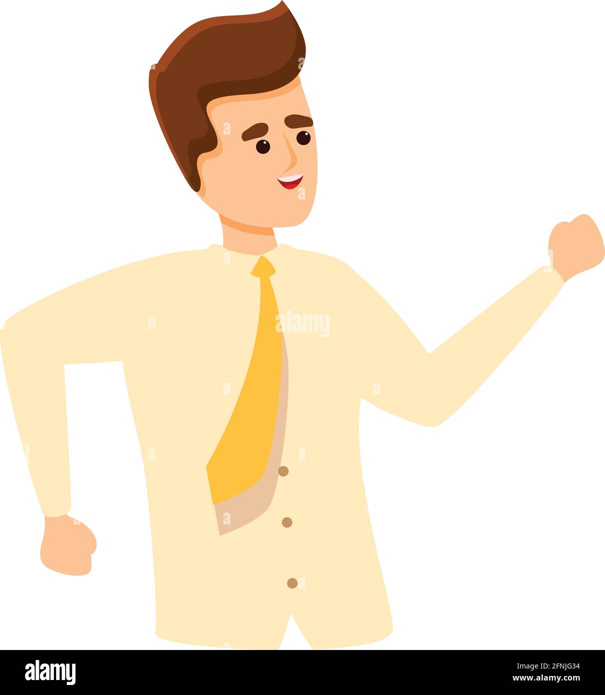 Dancing colleague icon. Cartoon of Dancing colleague vector icon for ...