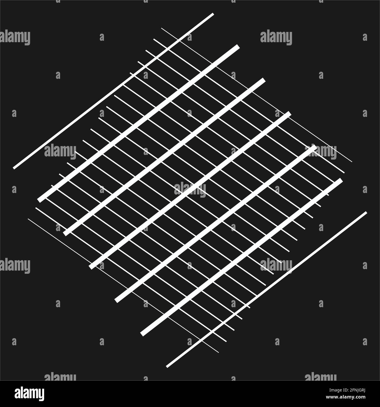 Grid, mesh of dynamic diagonal, oblique lines, stripes – Stock vector ...