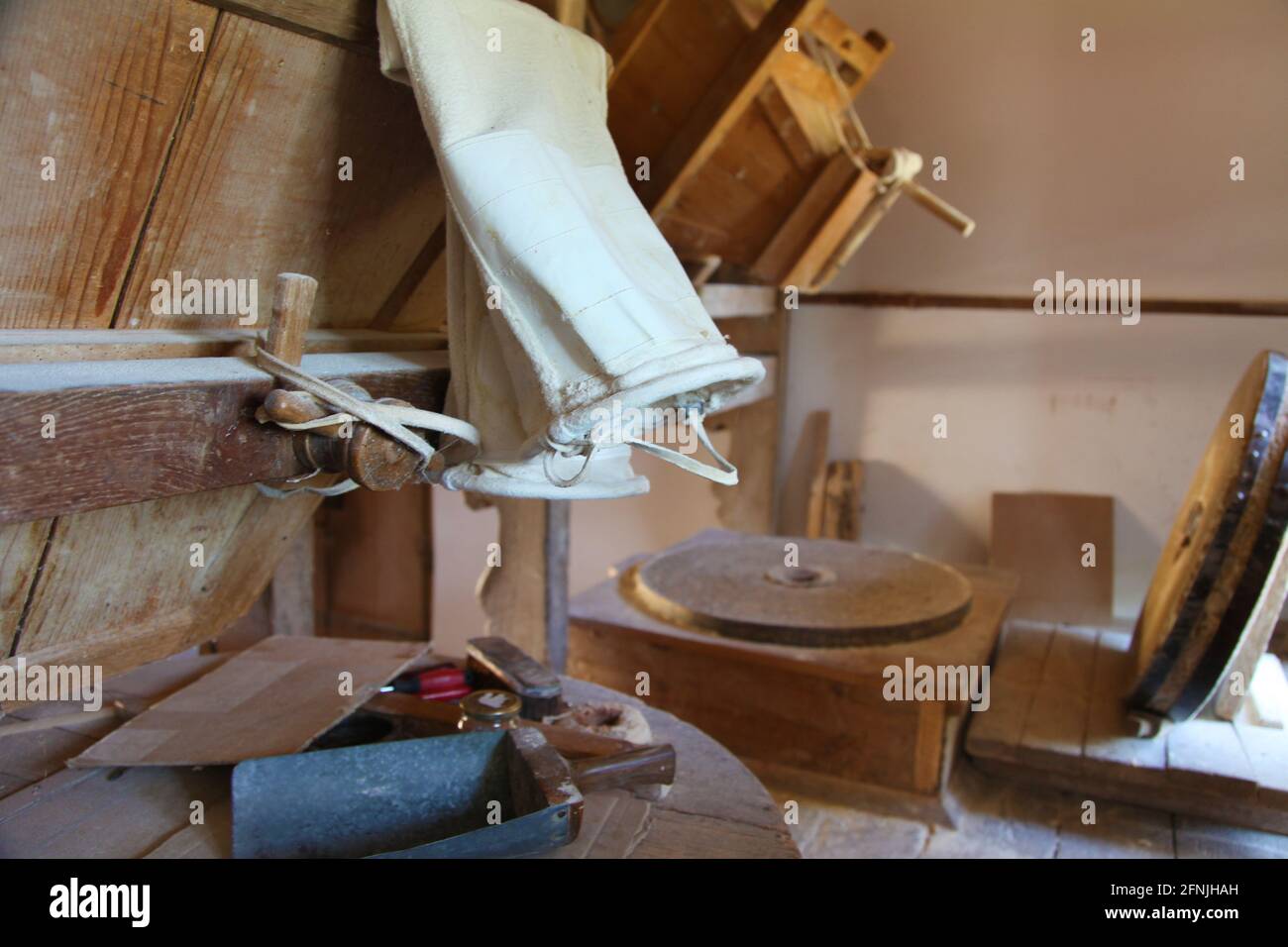 Messy room with different wooden products Stock Photo - Alamy