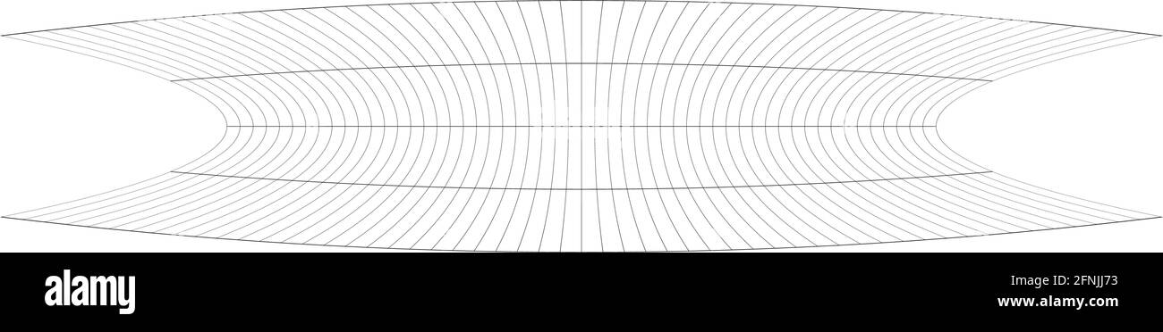 Squeeze long, oblong irregular rectangular wire-frame, grid, mesh ...