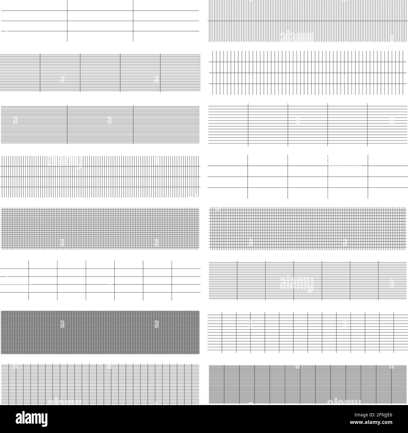 Set of irregular grids, meshes. Geometric wire-frame rectangles. Random ...
