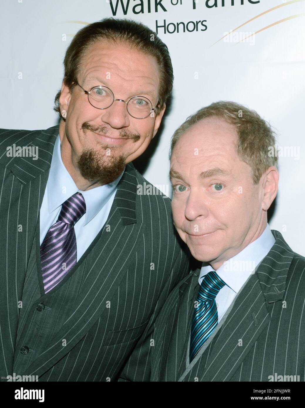 October 25, 2016, Hollywood, California, USA: Penn Jillette and Raymond ...