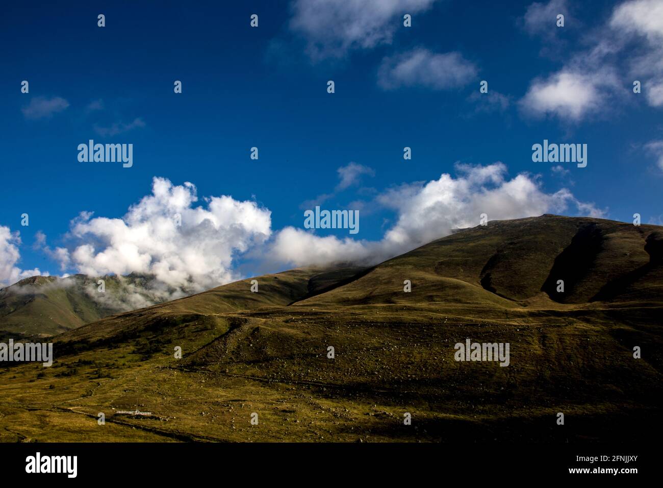 The unique view of the mountains on the Cimil Plateau in Rize, Turkey ...