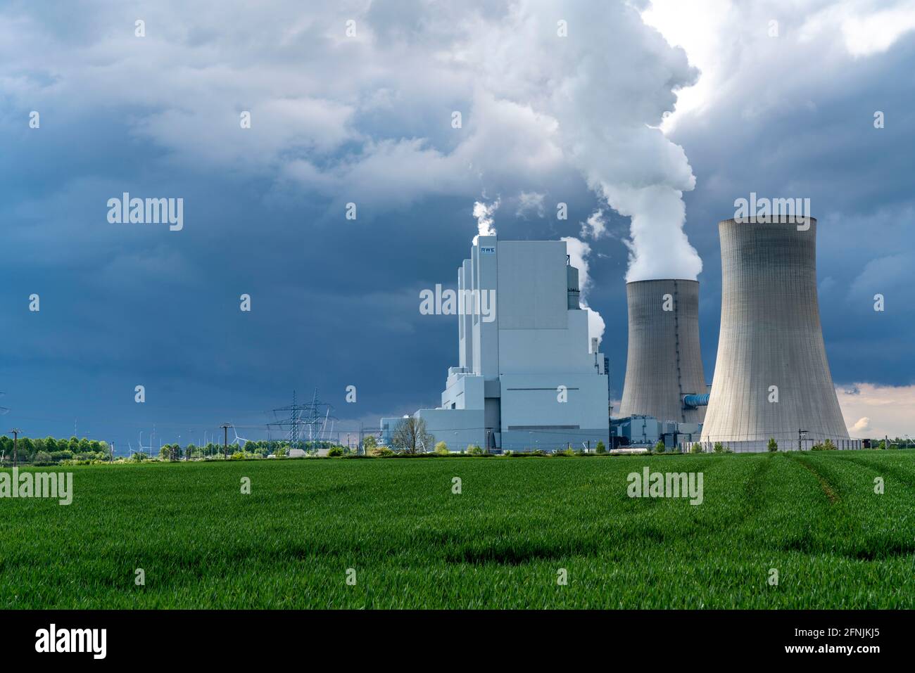 Electricity lignite power plant hi-res stock photography and images - Alamy