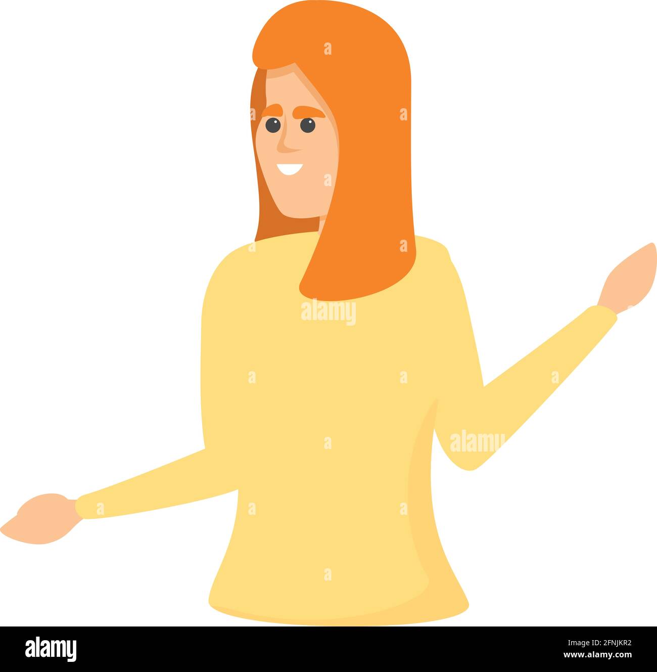 Girl colleague icon. Cartoon of Girl colleague vector icon for web ...