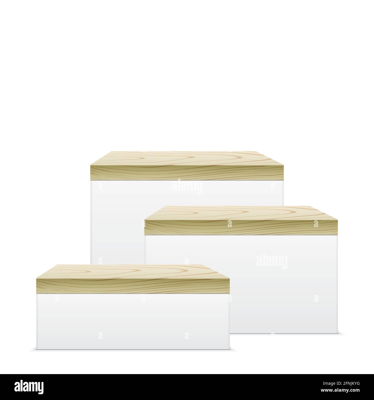 Wooden podiums Stock Vector Images - Alamy