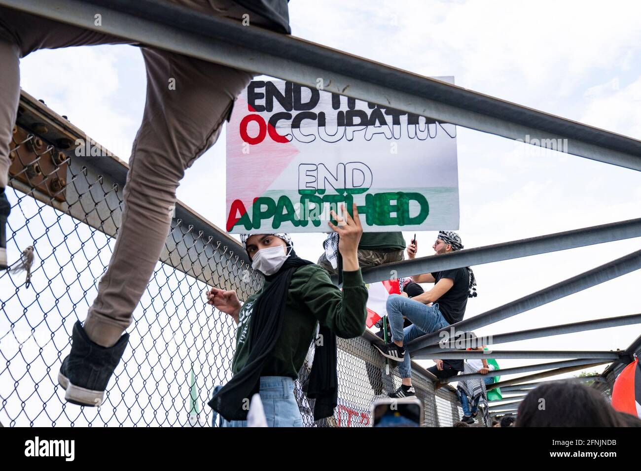 Dearborn, Michigan, USA. 15th May, 2021. A few thousand people gathered ...