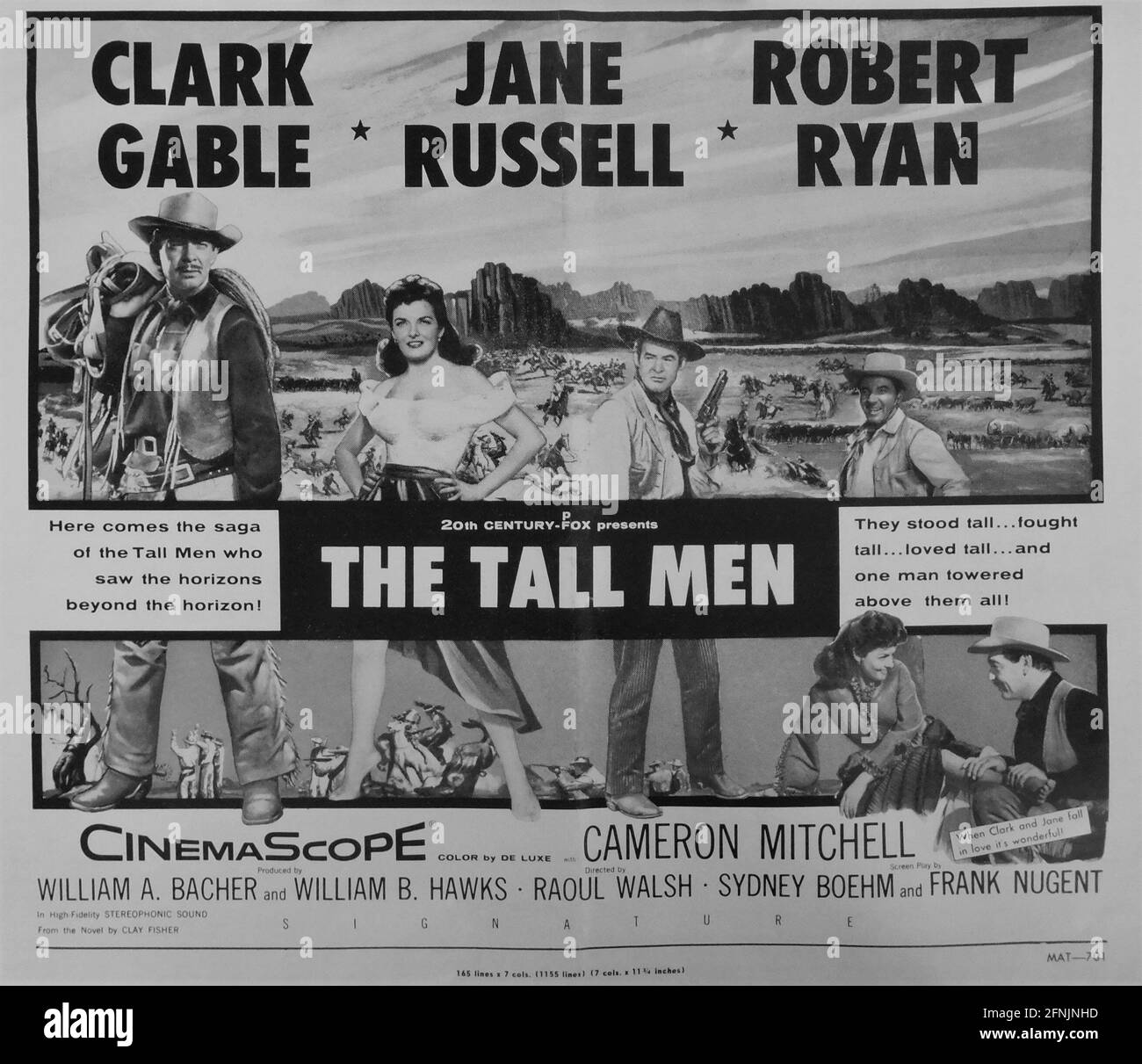 The tall men (1955) hi-res stock photography and images - Alamy