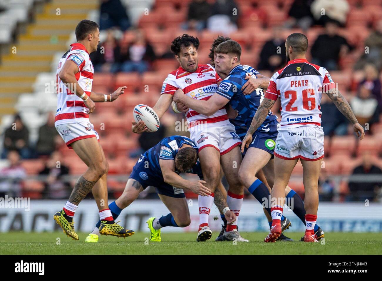 Leigh Sports Village, Lancashire, UK. 17th May, 2021. English Rugby ...