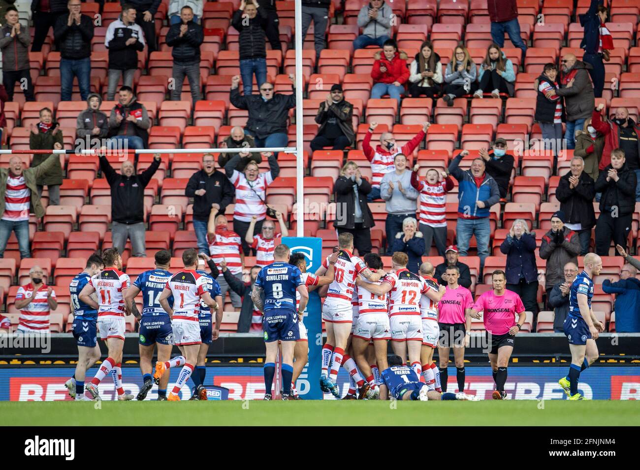 Leigh Sports Village, Lancashire, UK. 17th May, 2021. English Rugby ...