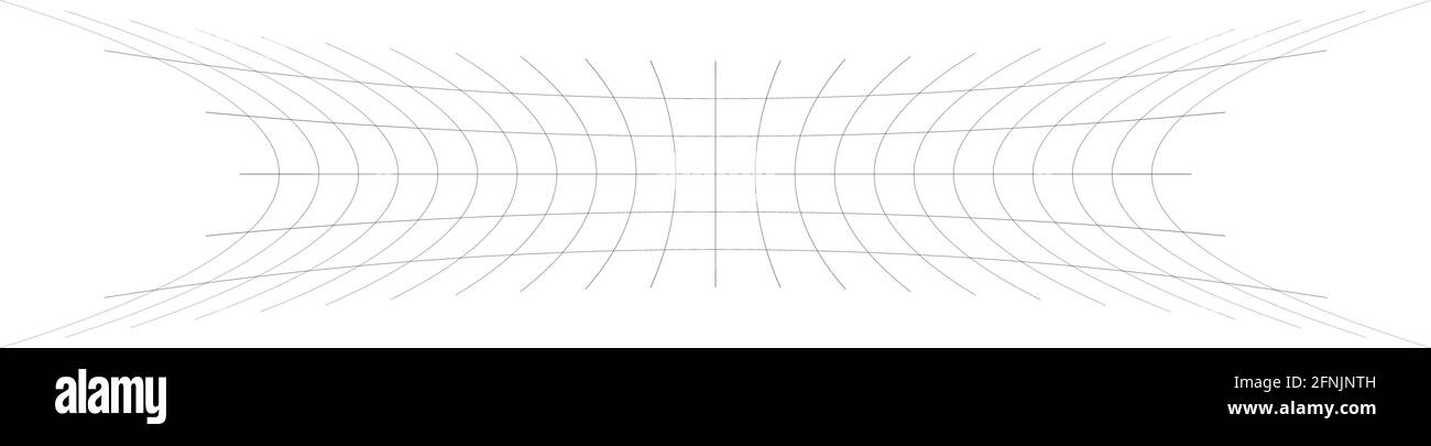 Squeeze long, oblong irregular rectangular wire-frame, grid, mesh ...