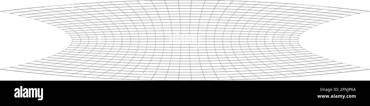 Squeeze long, oblong irregular rectangular wire-frame, grid, mesh ...