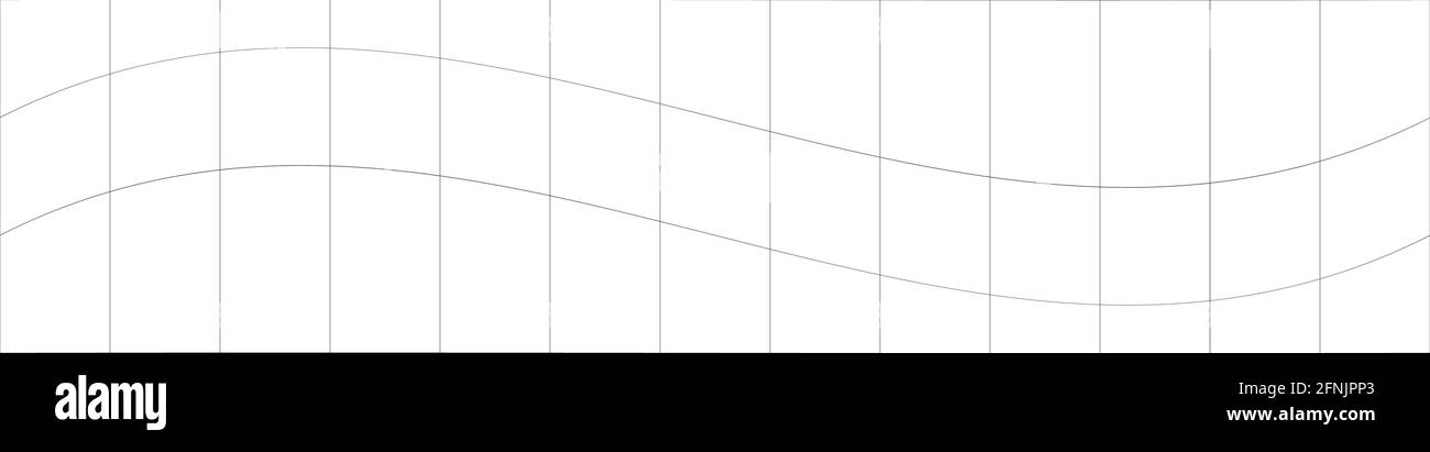 Wavy, ripple, curved distort effect long, oblong irregular rectangular ...