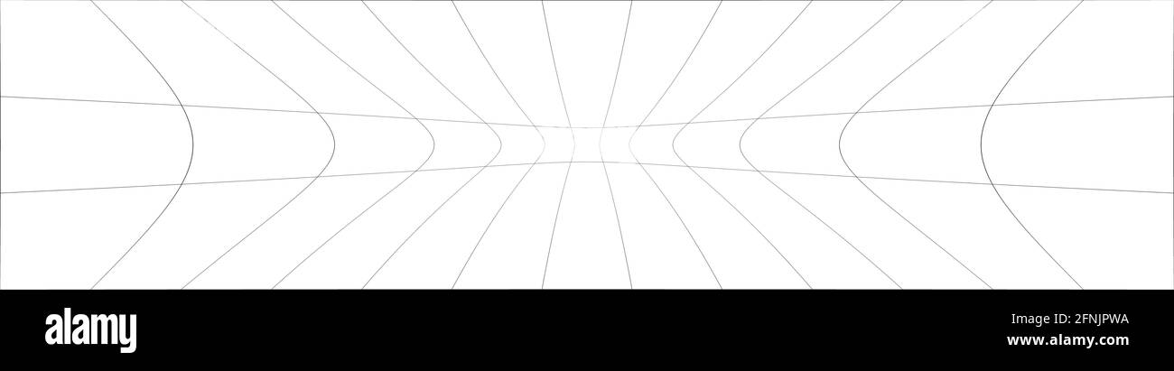 Squeeze long, oblong irregular rectangular wire-frame, grid, mesh ...