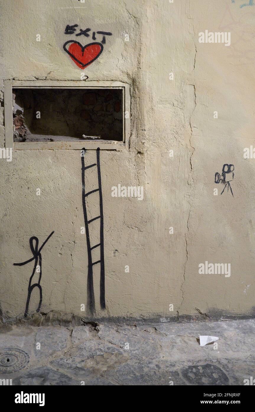 Exit enter hi-res stock photography and images - Alamy