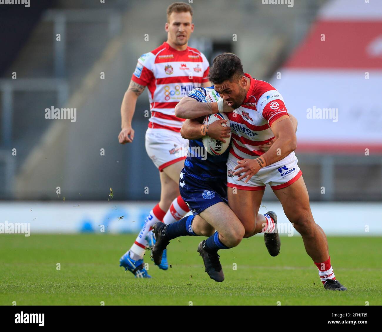 Mark Ioane #10 of Leigh Centurions runs with the ball Stock Photo - Alamy