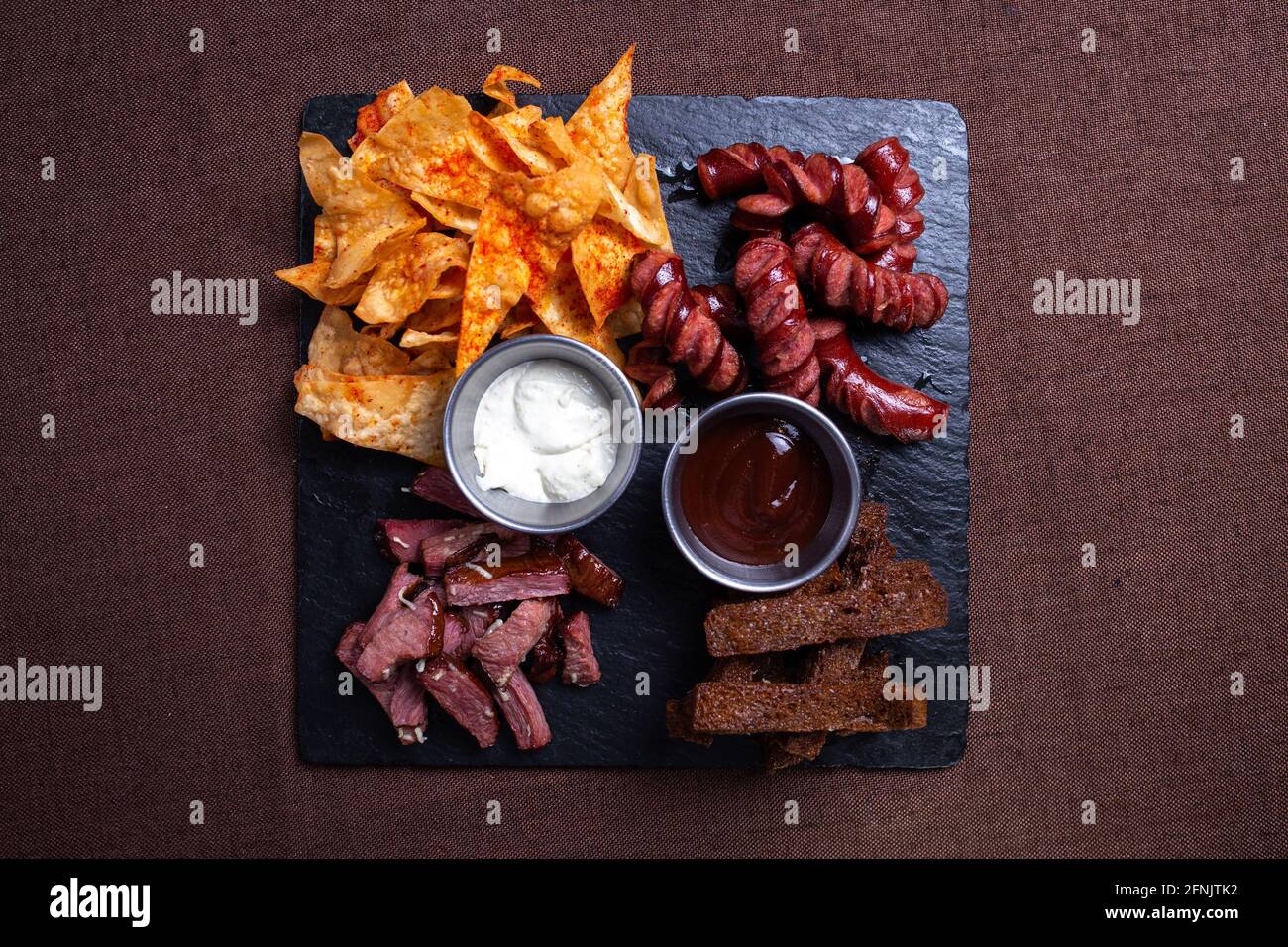 Beer and snacks set hi-res stock photography and images - Alamy