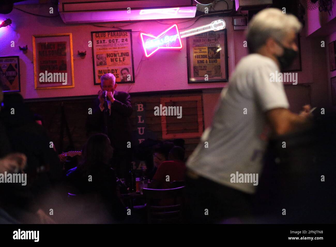 London, England, UK. 17th May, 2021. Ain't Nothing But Blues bar, one ...