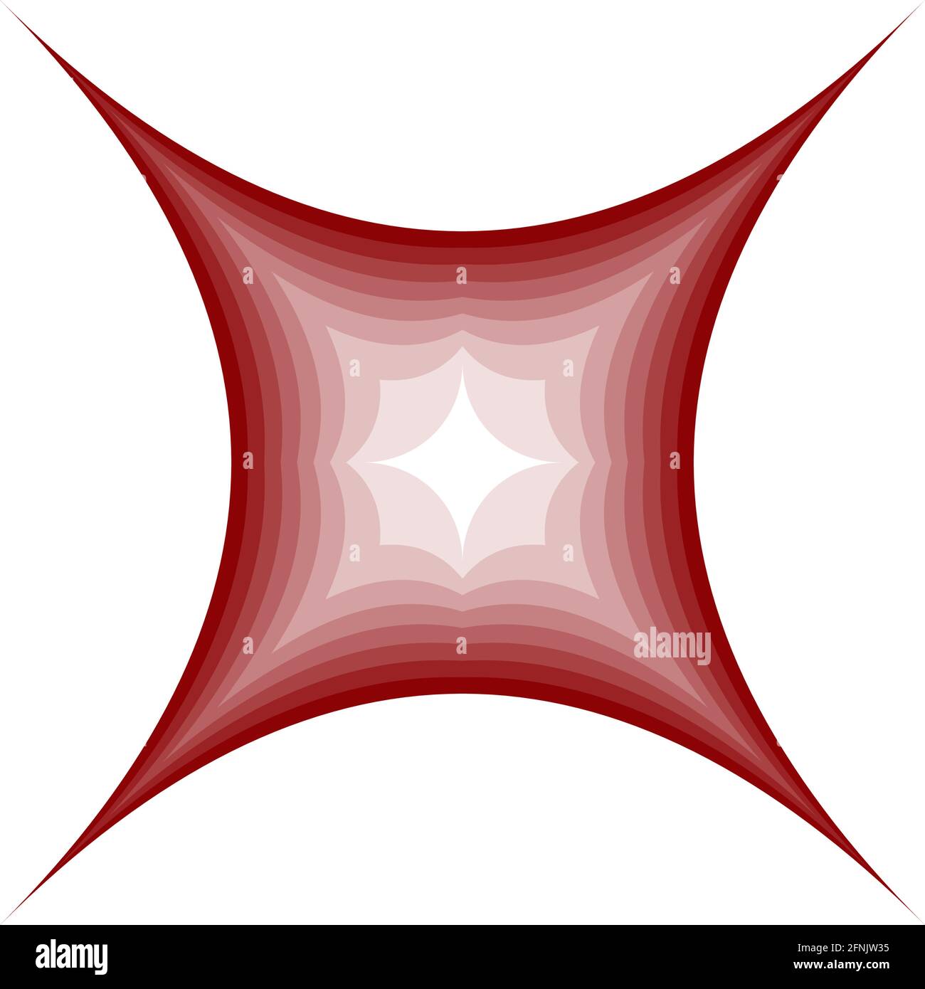 Simple, basic mandala motif icon symbol – Stock vector illustration ...