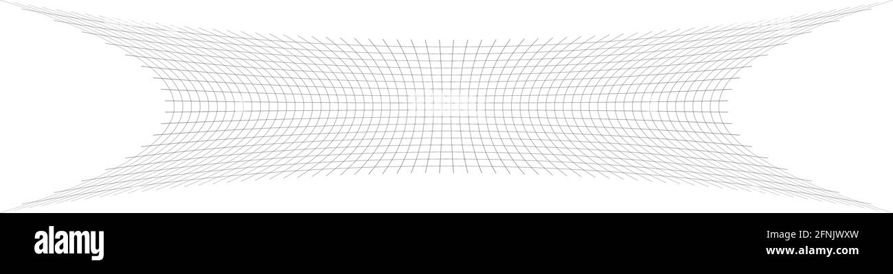 Squeeze long, oblong irregular rectangular wire-frame, grid, mesh ...