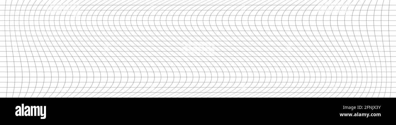 Wavy, ripple, curved distort effect long, oblong irregular rectangular ...